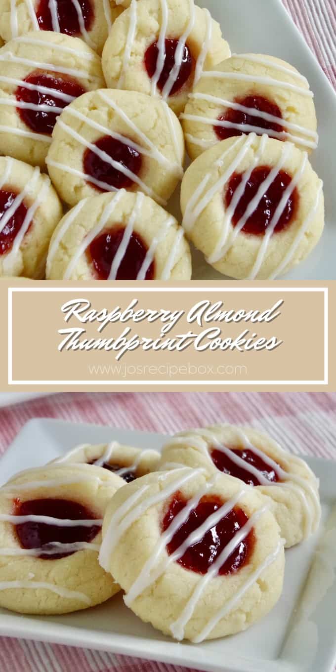 Raspberry Almond Thumbprint Cookies | Jo's Recipe Box