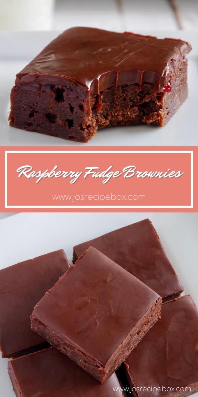 Raspberry Fudge Brownies | Jo's Recipe Box