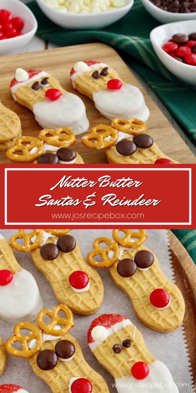 Nutter Butter Santas & Reindeer | Jo's Recipe Box