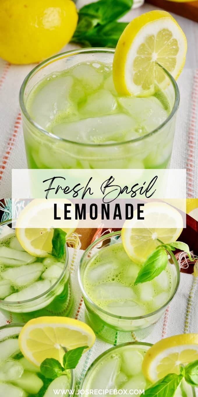 Fresh Basil Lemonade | Jo's Recipe Box