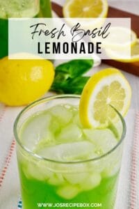 Fresh Basil Lemonade | Jo's Recipe Box